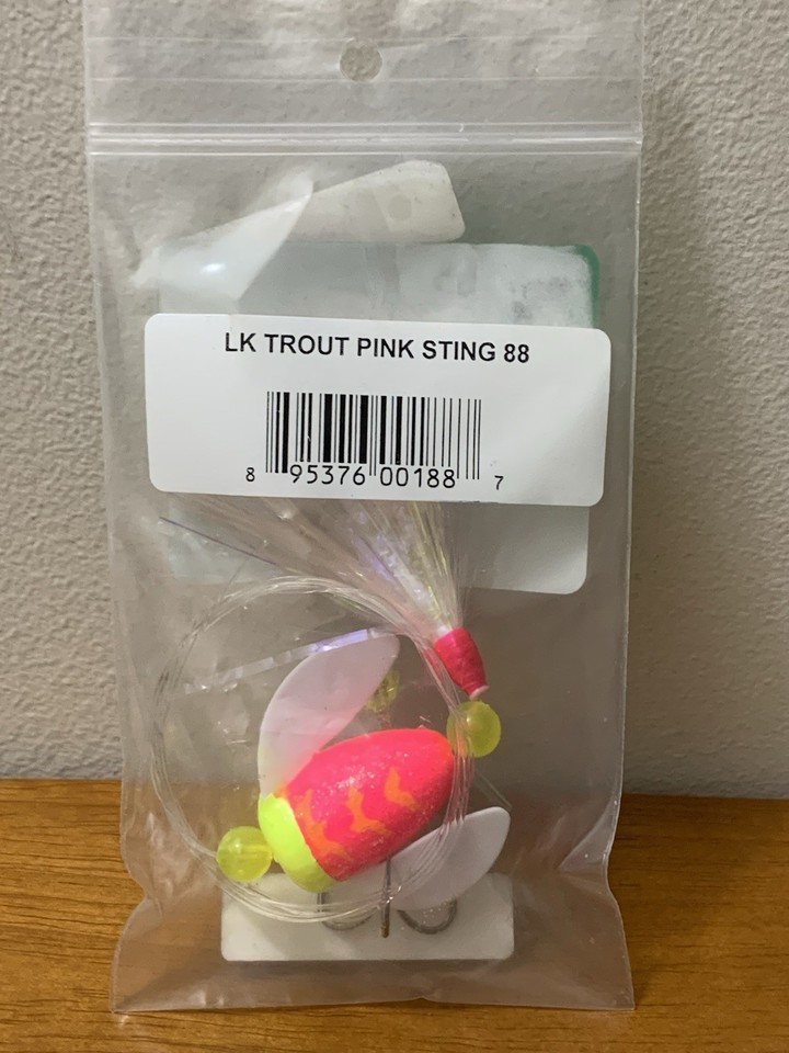 Rapture Trolling Flies Lake Trout Rig In Pink Sting UV NEW | eBay