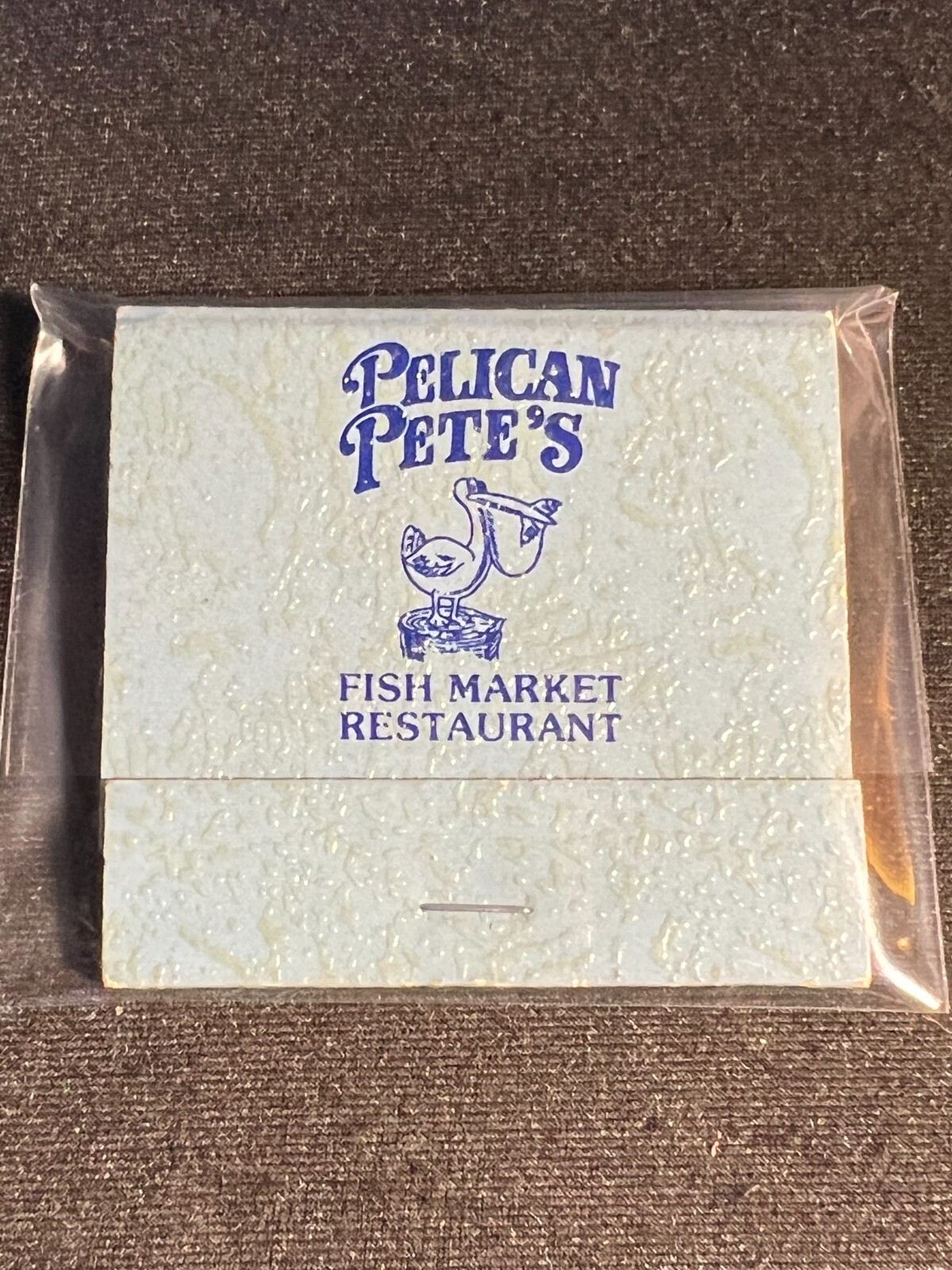 VINTAGE MATCHBOOK - PELICAN PETE'S FISH MARKET - BOULDER, CO - UNSTRUCK ...