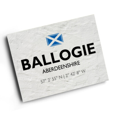 A4 PRINT - Ballogie, Aberdeenshire, Scotland - Lat/Long NO5795 | eBay UK