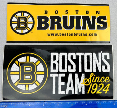 Boston Bruins Logo Hockey NHL Stickers/Decals “BOS” (2 Choices) | eBay
