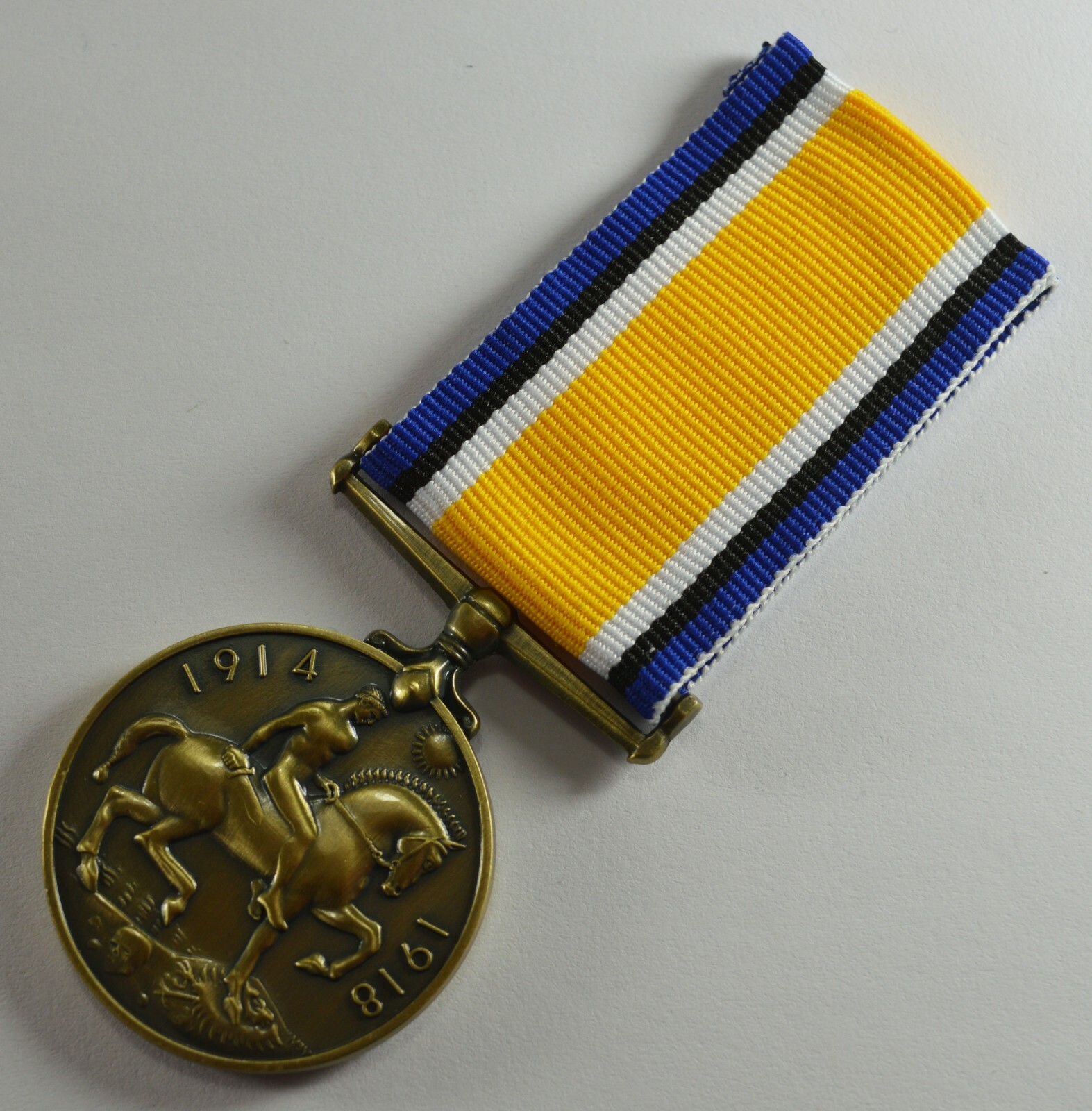 Pair of Full Size Replica WW1 Service Medals. Great War Victory ...