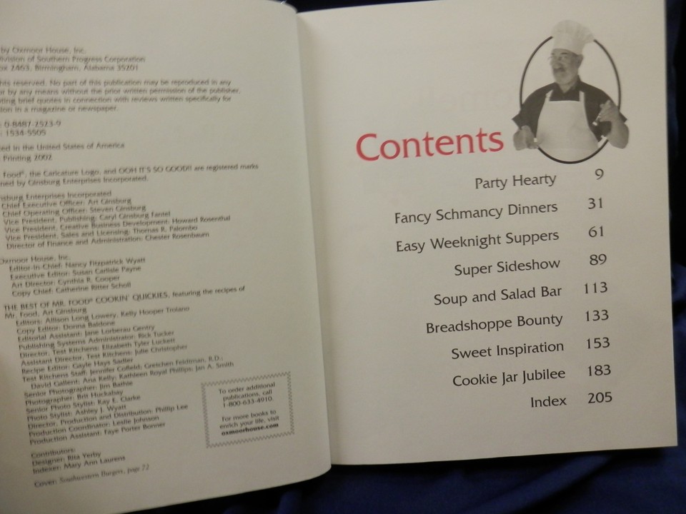 Best of Mr Food Cookin' Quickies recipes cookbook cook book hardcover ...
