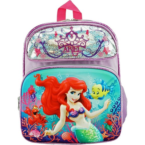 Ruz The Little Mermaid Ariel Medium 3-D EVA Molded 12 Inch Backpack | eBay