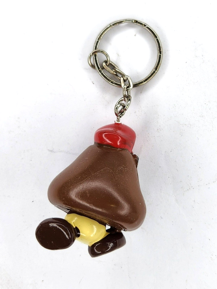 Super Mario Goomba Keyring Keychain | eBay