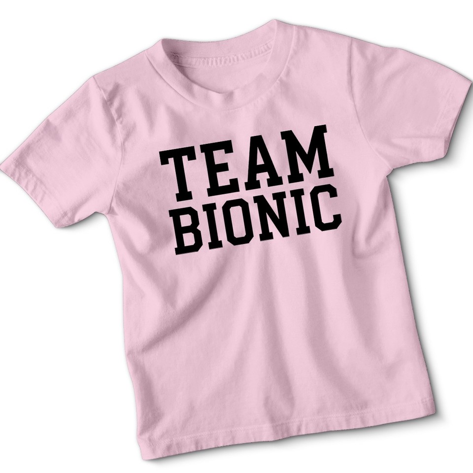 Team Bionic Kids T-Shirt Gladiators TV Game Show Action Boys Girls ...