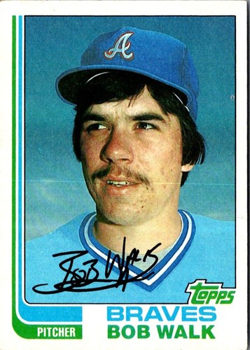 1982 Topps Bob Walk #296 Atlanta Braves Baseball Card | eBay