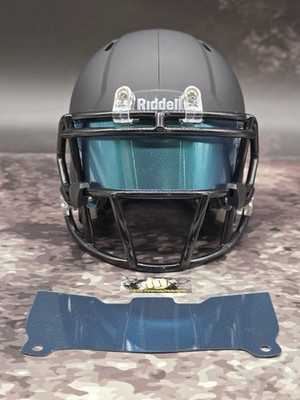 Custom Miami Teal Mini Helmet Visor (Thin Flexi Style) **See ...