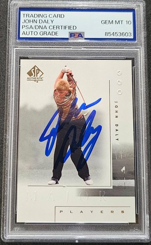 John Daly Signed SP RC Card Auto Graded Gem Mint 10! PSA Slabbed | eBay