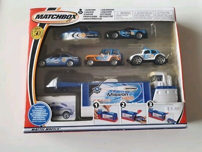 MATCHBOX ACTION LAUNCHER MISSION H20 - 6 PIECE SET "NEW AND SEALED" | eBay