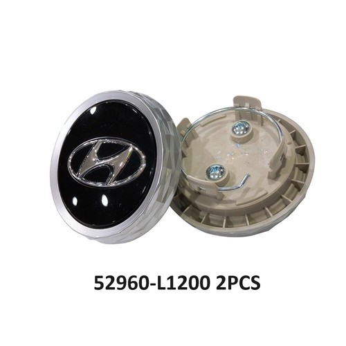 Genuine OEM 52960 L1200 OEM Wheel Center Cap 2pcs for Hyundai Sonata 20 ...