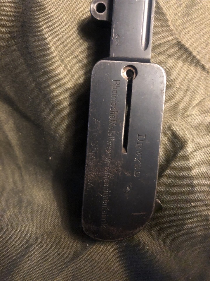 DREYSE Model 1907 WWI Germany SLIDE main Lower Section Gun Parts WW1 | eBay