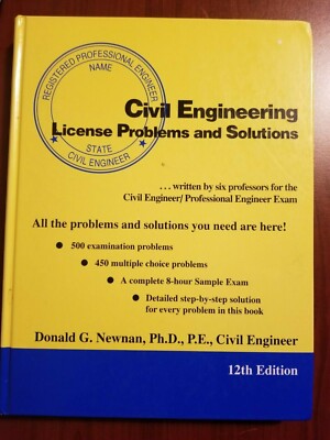 Civil Engineering License Problems and Solutions 9780910554916| eBay