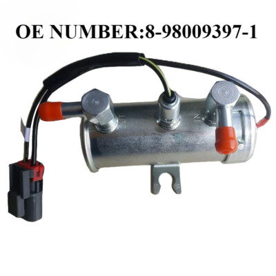 24V Electric Fuel Pump 4645227 For Hitachi ZAX240 EX240 EX330-3 4HK1 ...