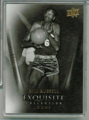 11/12 Upper Deck Exquisite Collection Bill Russell Base #'ed 59/99 | eBay