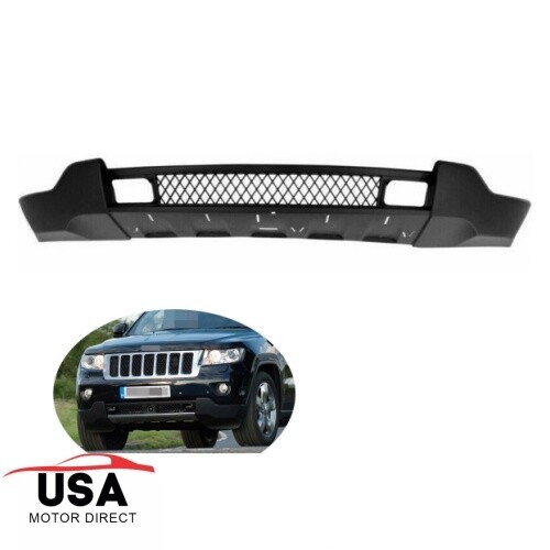 Fits 11-13 Jeep Grand Cherokee 4-Door Black Lower Front Bumper Valance ...