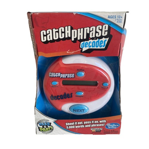 Hasbro Gaming Electronic Catch Phrase Decades Party Game New Sealed ...