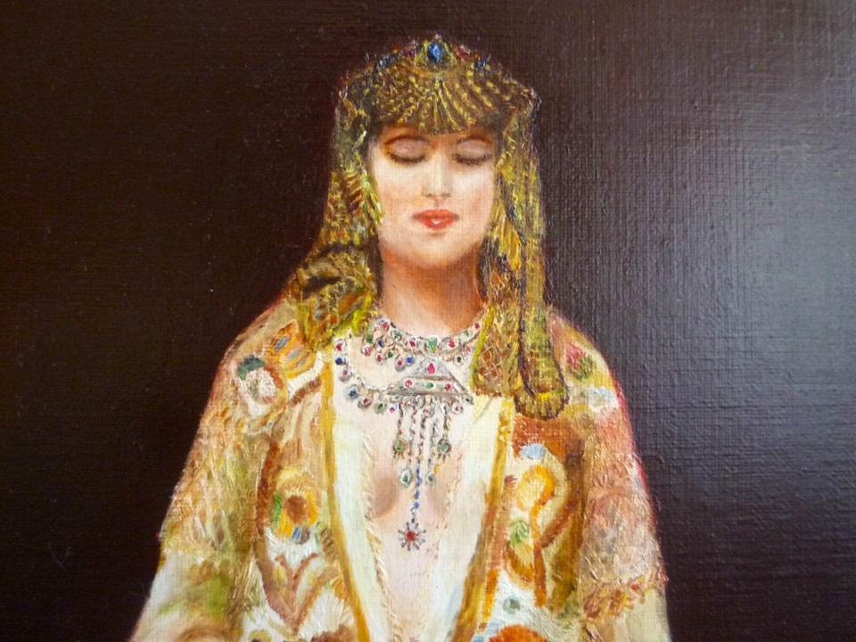 TABLEAU CONTEMPORAIN - HUILE sur TOILE - Marie A DUBOIS - Cléopâtre ...