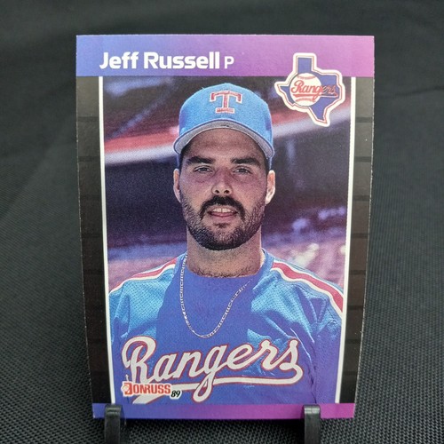 1989 Donruss Jeff Russell Baseball Cards #403 Texas Rangers (1A646) | eBay