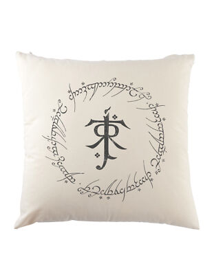 Ring Text Cushion Pillow Lord Of Sam Frodo The Rings Inscription Mordor ...