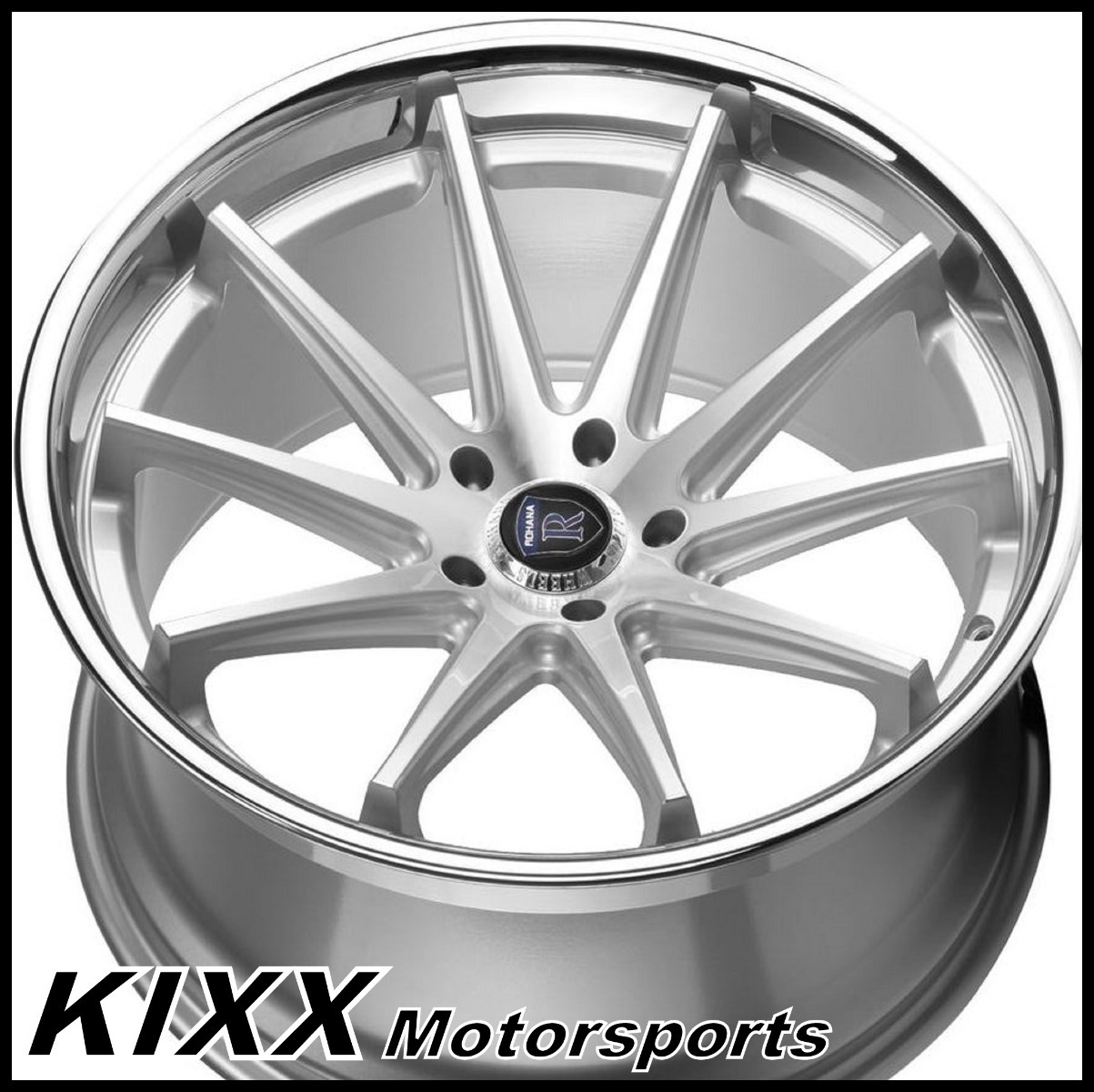 20" ROHANA RC10 20x9 20x11 SILVER CONCAVE WHEELS For BMW E92 E93 M3 ...