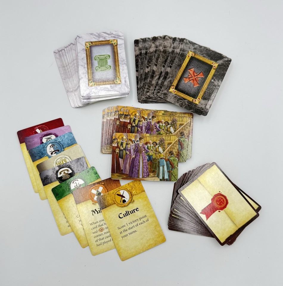 All 143 CARDS ONLY COURTIER TEMPEST Board Game Original REPLACEMENT ...