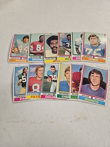 1974 Parker Brothers Pro Draft Football Board Game 68 NFL Cards | eBay