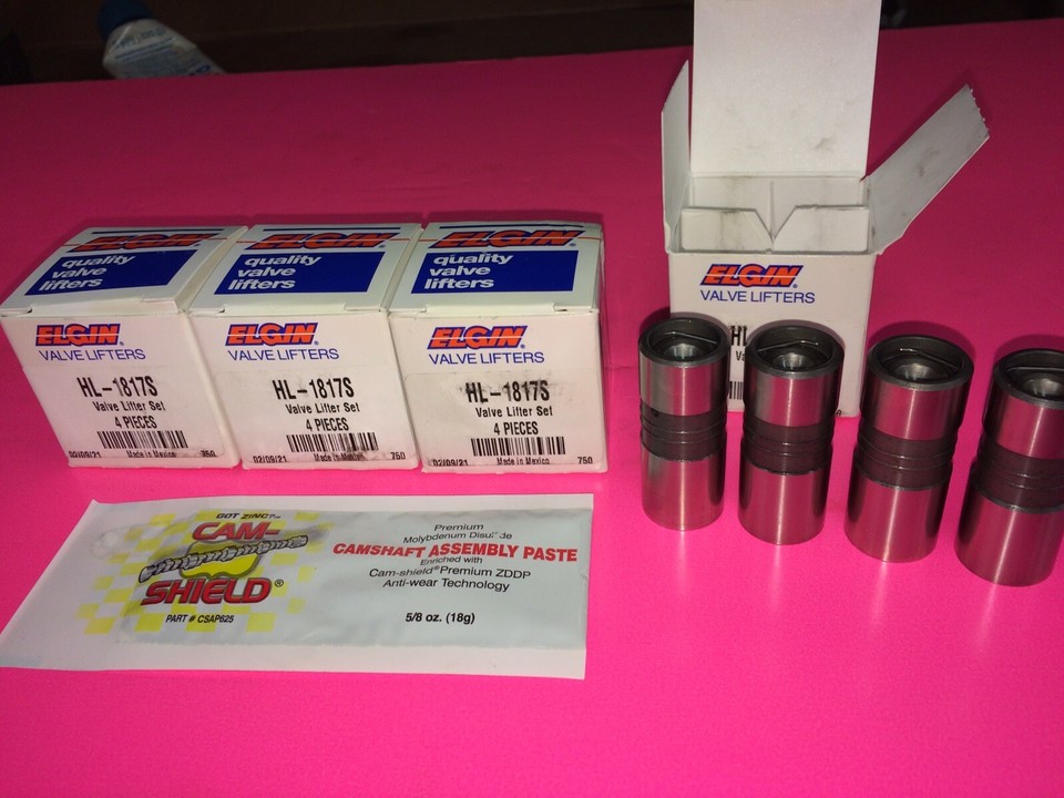 Elgin HL-1817S hydraulic flat tappet lifters. 16 set. For 6&8 Cylinder ...