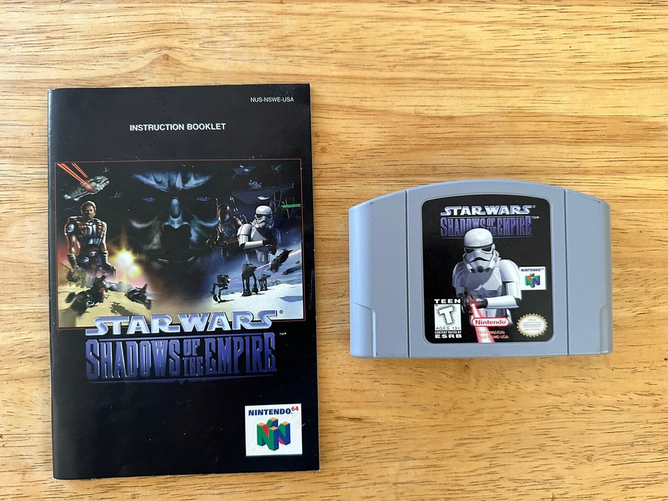Nintendo 64 | Star Wars Shadows of the Empire, Authentic With Original ...