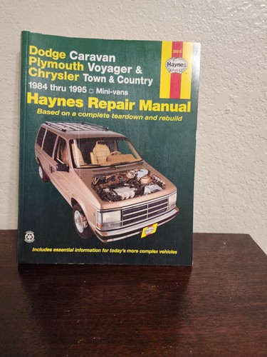 1984-1995 Dodge Caravan Chrysler Town & Country Haynes Car Repair ...