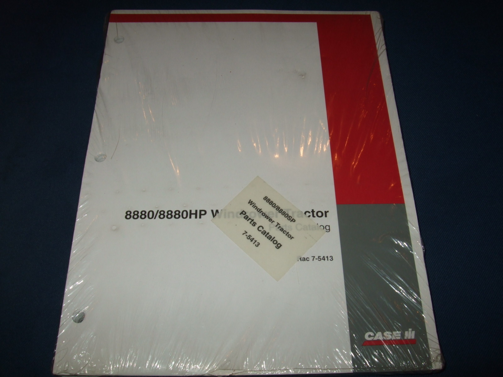 CASE 8880 8880HP WINDROWER TRACTOR PARTS BOOK MANUAL 7-5413 | eBay