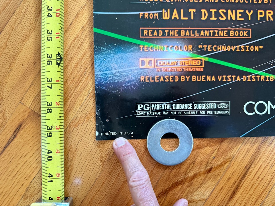 THE BLACK HOLE INT'L ORIGINAL MOVIE THEATRE POSTER Disney | eBay