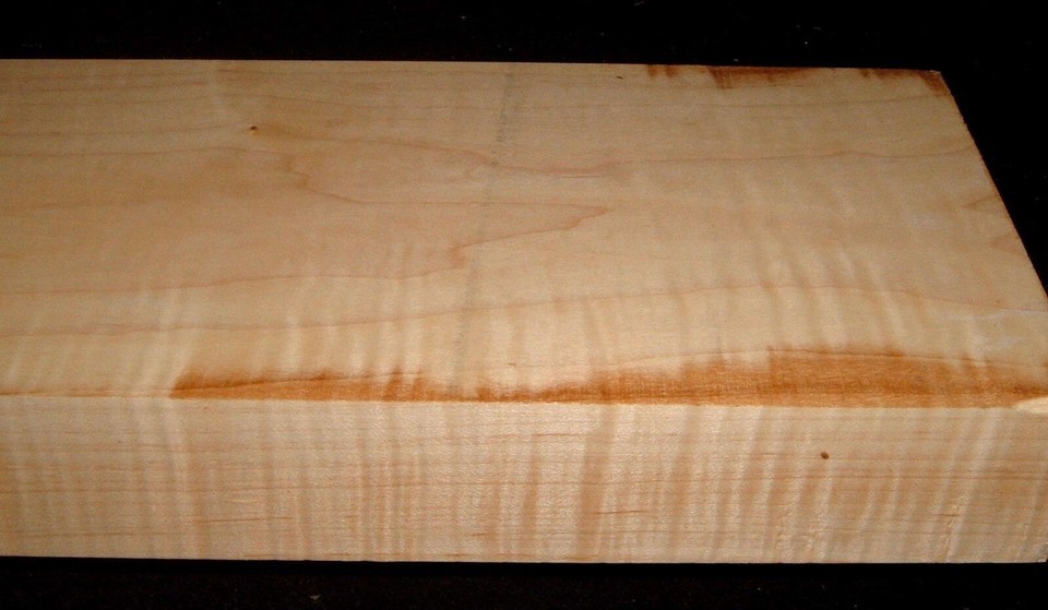 2"x5-3/4"x29" HM2503-44 Figured Curly HARD SUGAR ROCK Maple Wood Lumber ...
