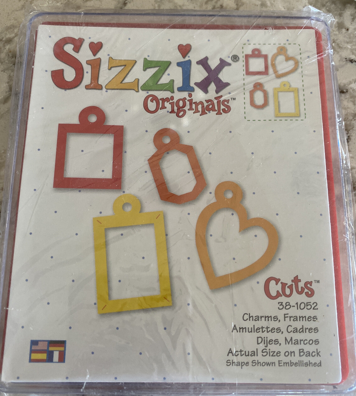 SIZZIX Large Die CHARMS FRAMES Sizzix Die # 38-1052 New Scrapbooking ...