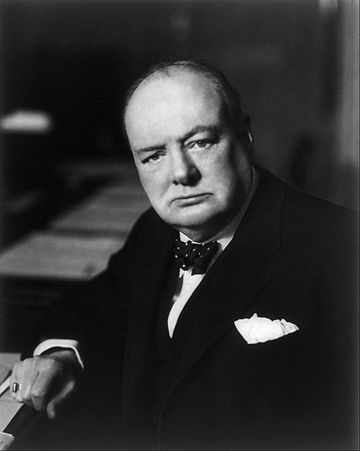 Sir Winston Churchill Official Portrait