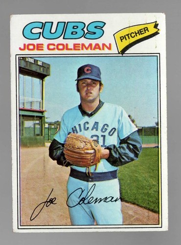 1977 Topps Joe Coleman Chicago Cubs #219 Very Good | eBay