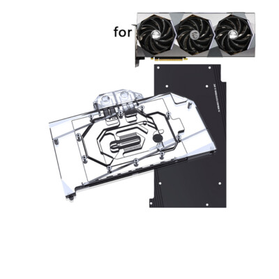 Granzon Full Coverage GPU Water Block For MSI RTX 4070 Ti GAMING TRIO ...