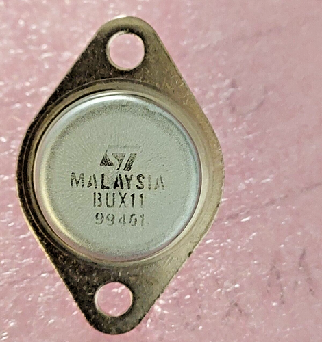 1pcs BUX11 Si NPN HV Power Transistor 20A 200V 150W 8Mhz TO3 STM. | eBay