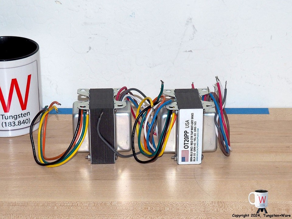 Nice! Matched PAIR NOS 20W High-Fidelity PP audio output transformer ...