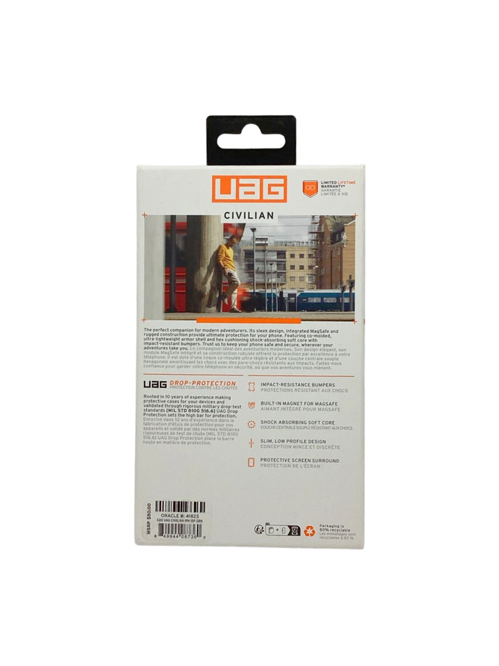 UAG Civilian MagSafe Case iPhone 15 Pro (2023) -Green- 20ft Drop Rated ...