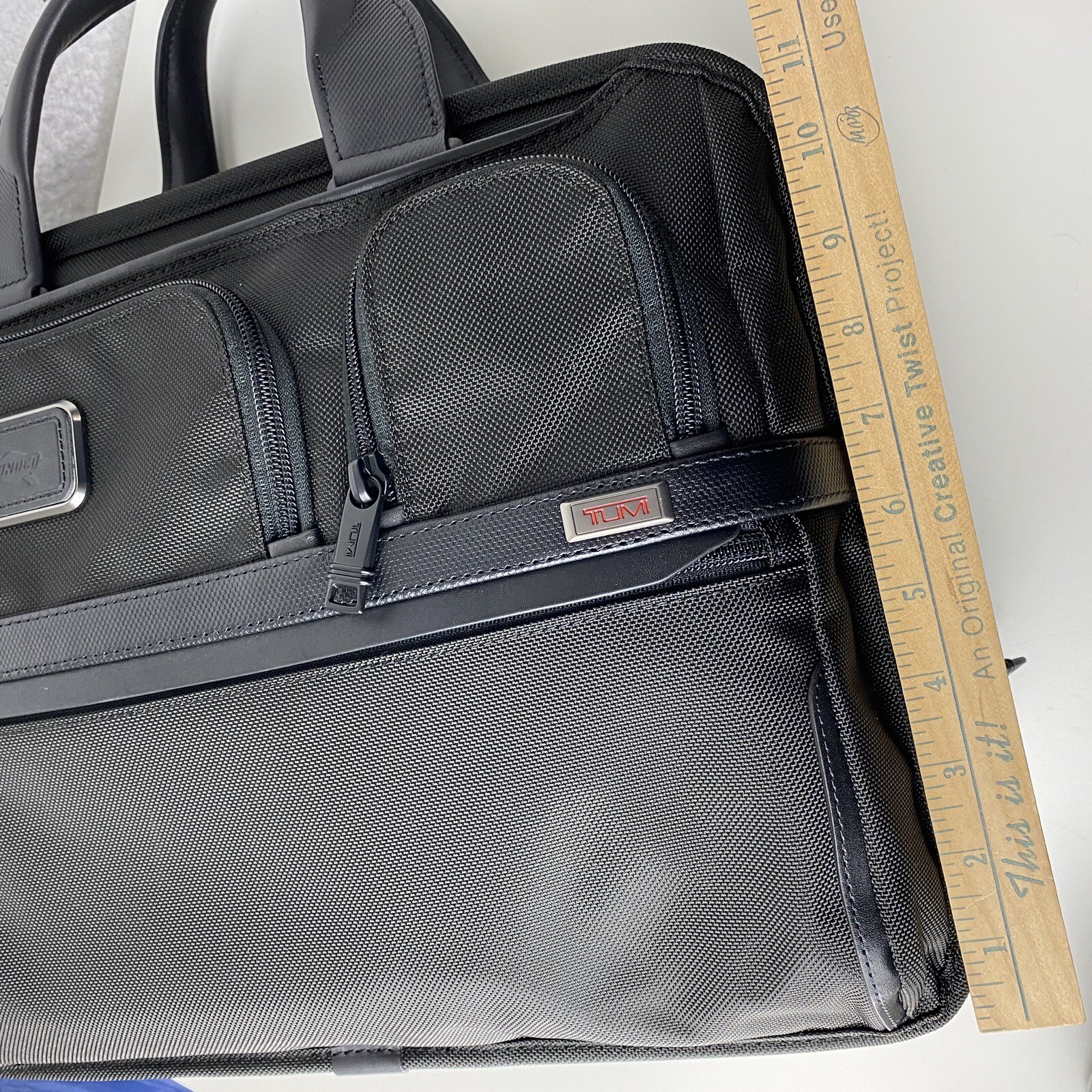 Tumi Alpha 3 Expandable Organizer Laptop Brief Black … - Gem