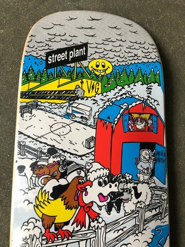 New Mike Vallely Barnyard VG Street Plant World Industries Skateboard ...