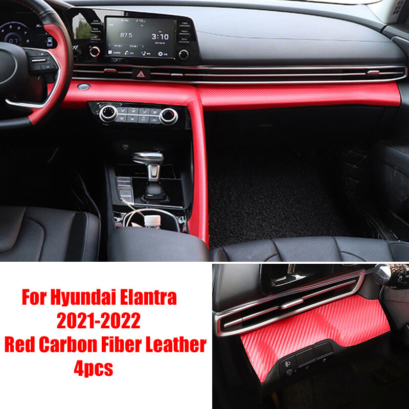 Hyundai Elantra 2022 Red Inside