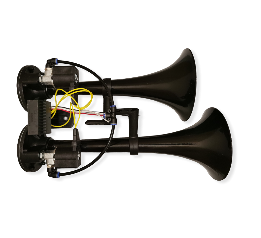 Hi-Do 24V Zughupe Drucklufthorn 2-Klang Fanfare TGV Nebel Horn Hupe LKW ...