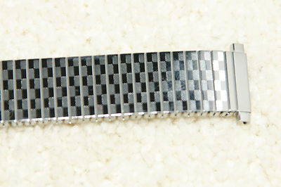 DELUXE XL Stainless Steel Expander Bracelet Watch Strap 14-18mm Bar ...