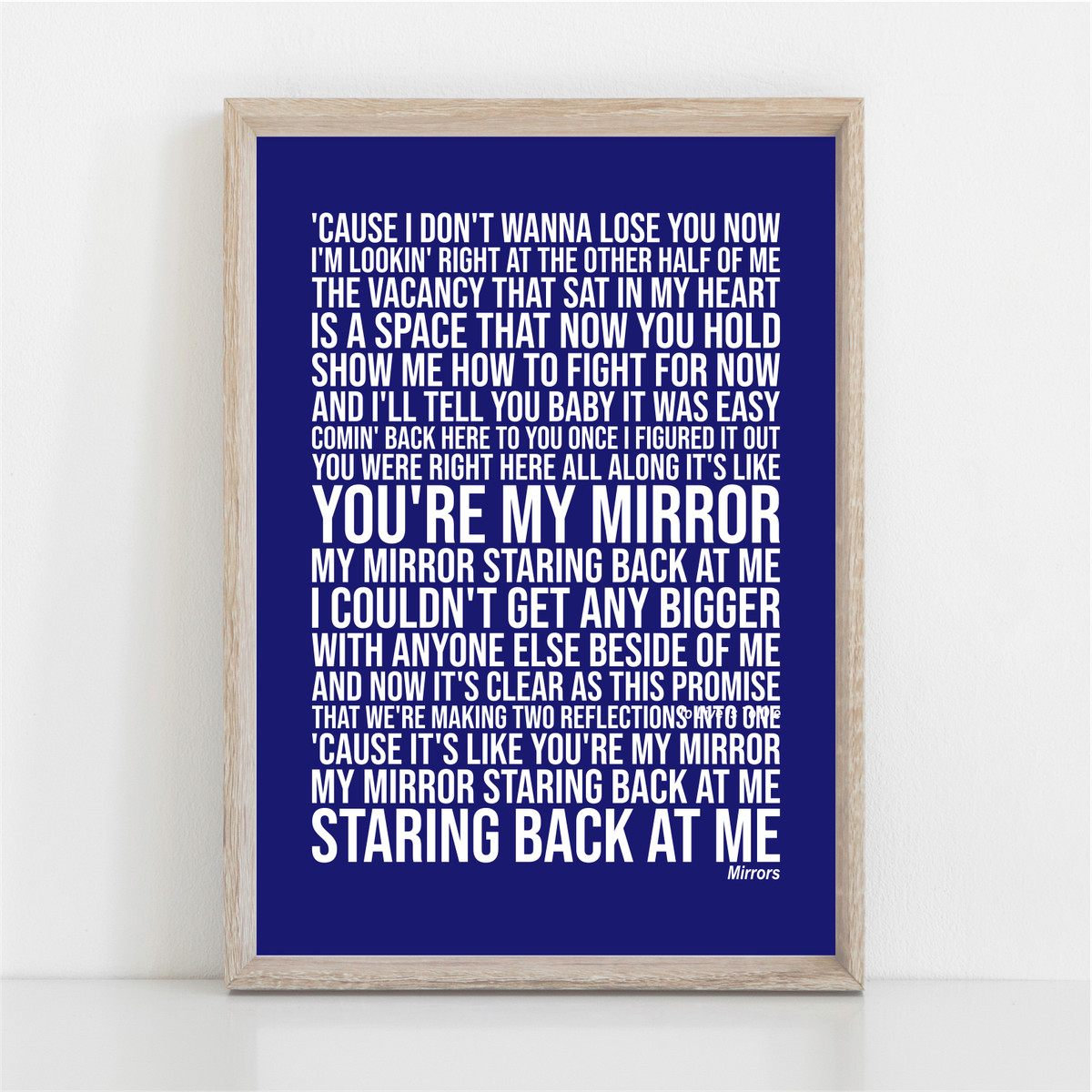 Mirrors Justin Timberlake Artwork