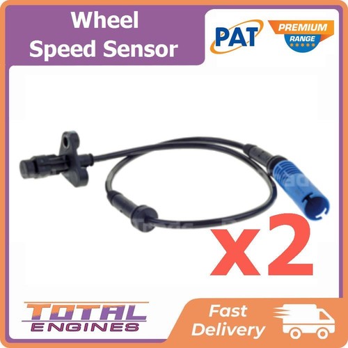 2x PAT Premium Wheel Speed Sensor Left fits BMW 5 Series E39 2.5L 6Cyl ...