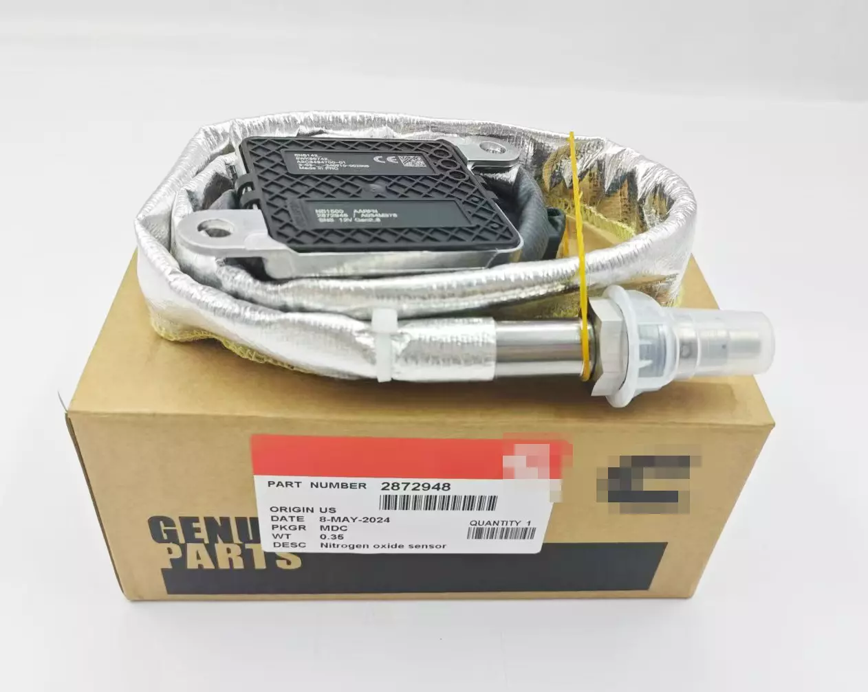 2872948 Nox Sensor Nitrogen Oxide Sensor For Cummins 13-18 Dodge Ram 6 ...