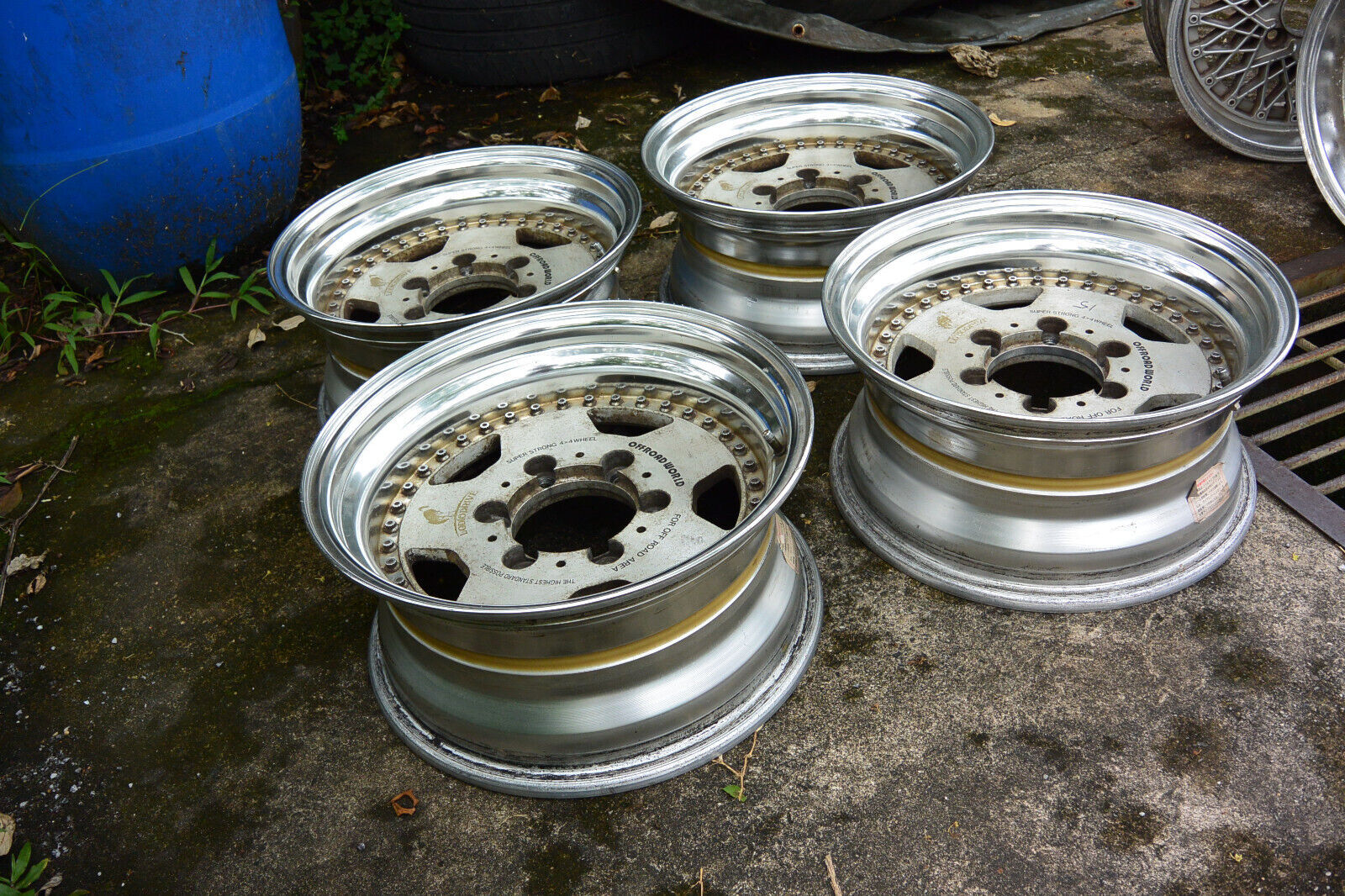 JDM 15" LODIO Drive wheels land cruiser 4runner lc90 lc2 prado hilux ...