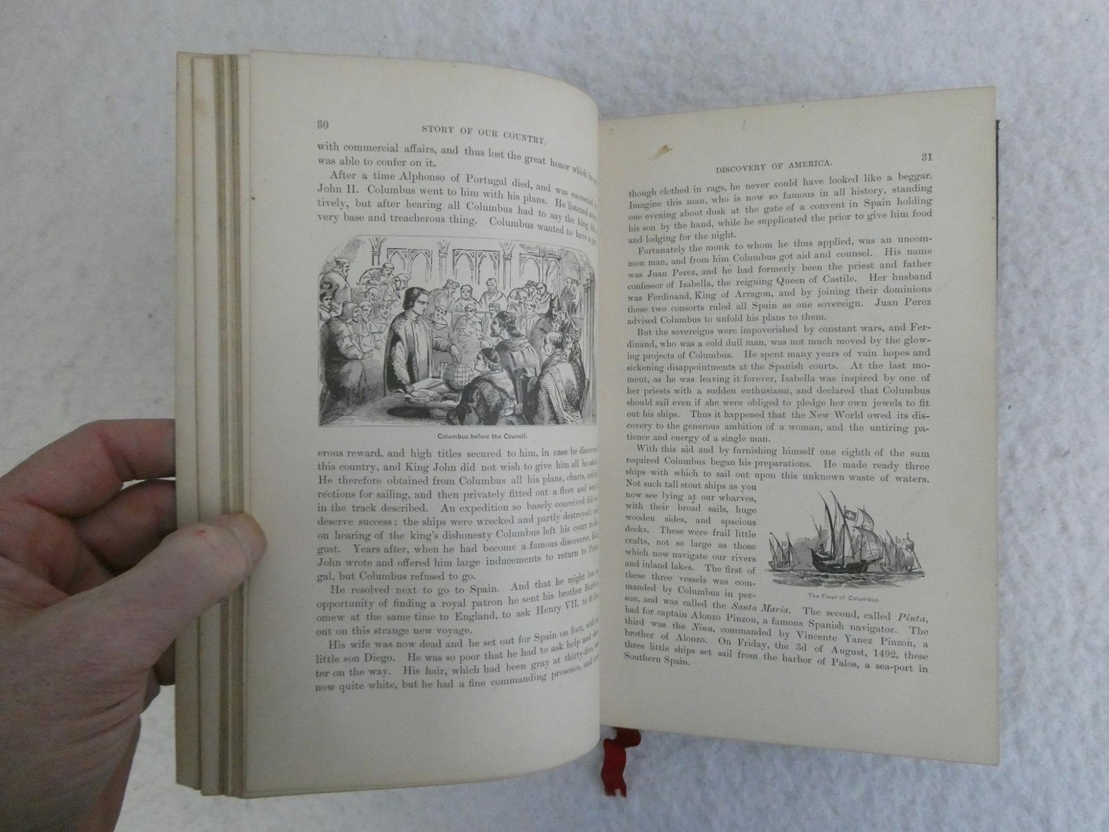 Abby Sage Richardson THE HISTORY OF OUR COUNTRY 1880 Houghton Osgood ...