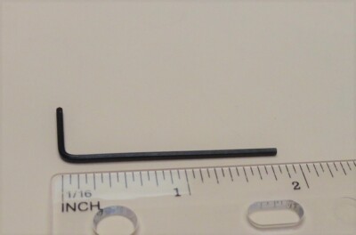 M1.27 Metric Hex Allen Key 1.27mm Wrench Tool, Black Carbon Steel, New ...